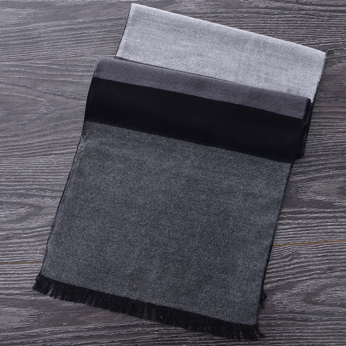 Men's Heritage Scarf Grey/Black – baaklon